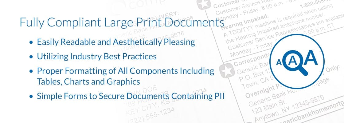 Braille, Large Print, Audio and 508 Compliance - Braille Works