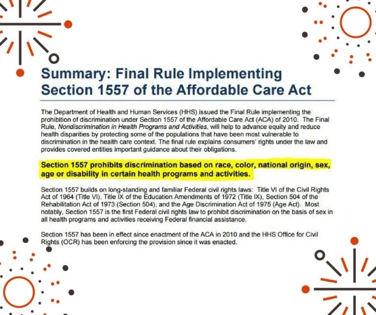 Section 1557 of the Affordable Care Act | Part 1: Non-Discrimination